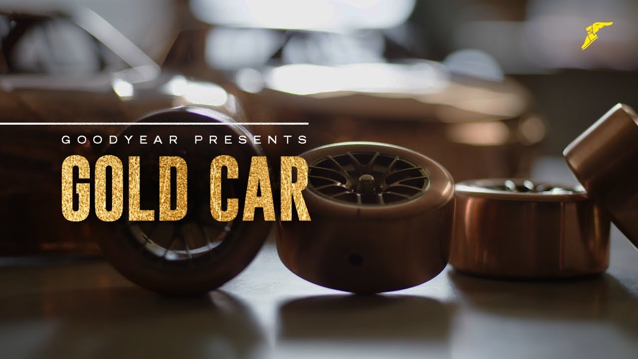 The Goodyear Gold Car | NASCAR Cup Series Award - 24k Gold Plated ...