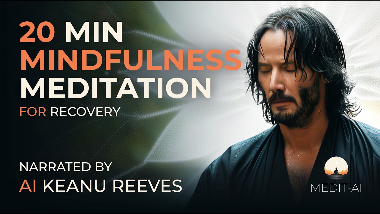 20min Meditation with Keanu Reeves AI - Mindfulness for Recovery - YouTube