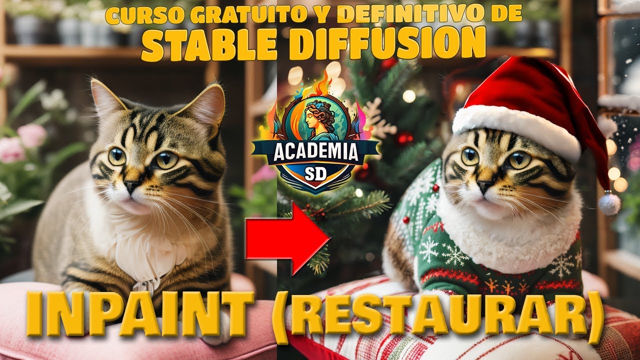 CURSO DE STABLE DIFFUSION - CAPÍTULO 6: INPAINT - YouTube