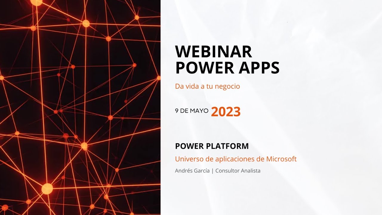 WEBINAR Power Apps | Da vida a tu negocio 09.05.2023 - YouTube