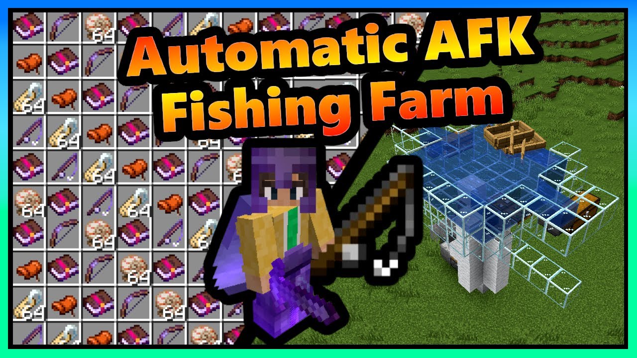 New Fishing Farm AFK & Automatic | Minecraft Fishing Farm | 1.20 - 1.21 ...
