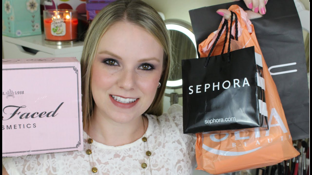 HUGE Makeup Haul - Too Faced, Sephora, Ulta, MAC - YouTube