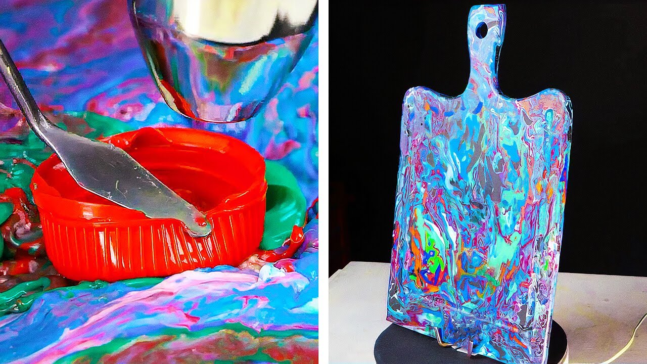 PLASTIC WASTE REUSING IDEAS || BRIGHT CUTTING BOARD - YouTube