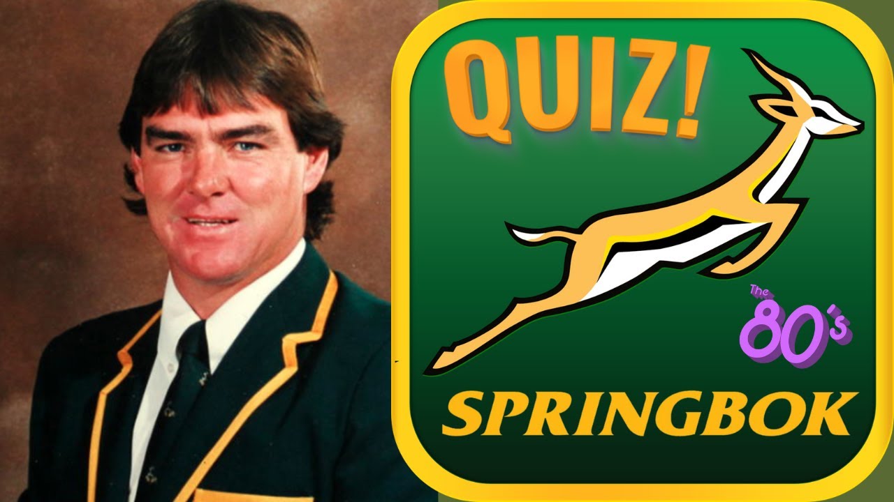 Springboks 80's Quiz: Can you name them all? - YouTube