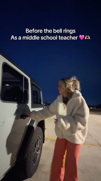 Before the bell rings as a middle school teacher🩷 #teachervibes # ...