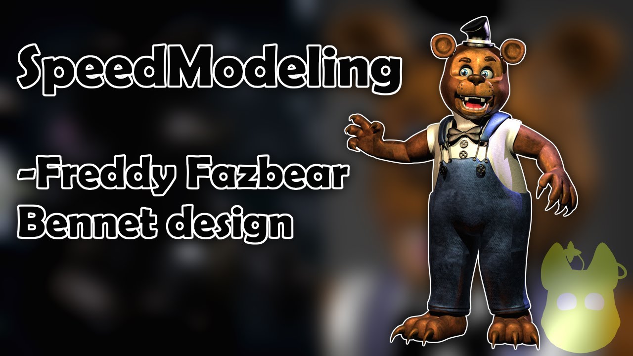 [Blender] SpeedModeling "Stylized Freddy Fazbear" - YouTube