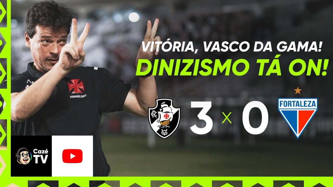 MELHORES MOMENTOS: VASCO 3 X 0 FORTALEZA | BRASILEIRÃO 2025 | 9ª RODADA ...