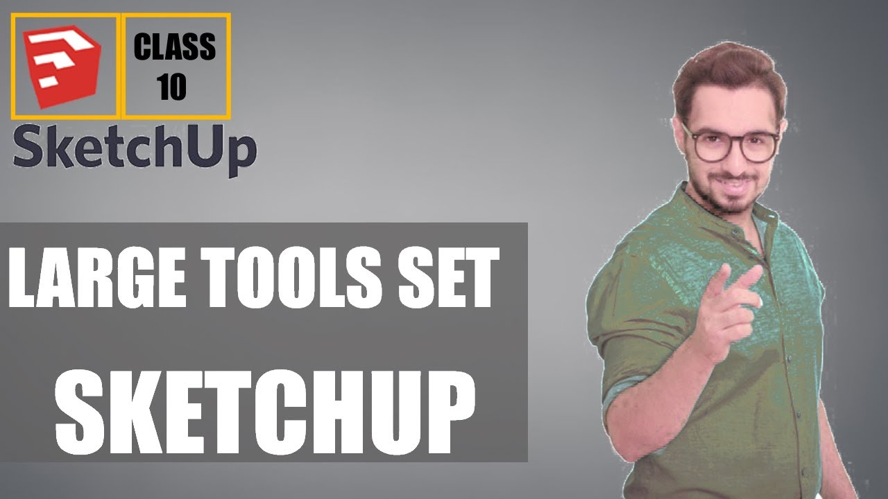 LARGE TOOLS SET IN SKETCHUP | SketchUp for beginners | Lesson 10 | In ...
