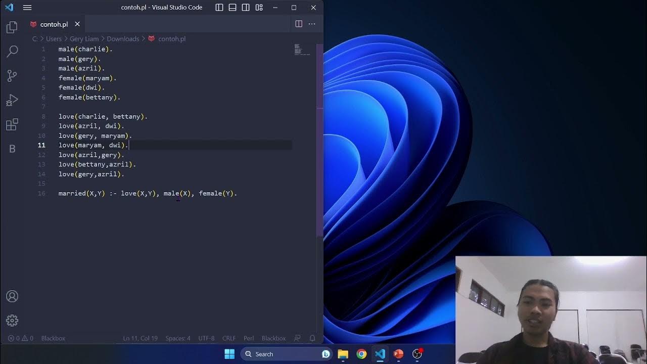 LOGIKA MATEMATIKA - PROLOG - FIRST ORDER LOGIC // Menentukan Pasangan Dengan SWI PROLOG - YouTube