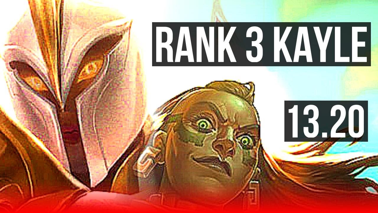 KAYLE vs ILLAOI (TOP) | Rank 3 Kayle, Comeback, Godlike | JP ...