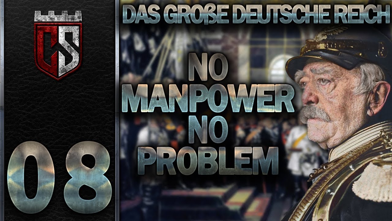 No Manpower NO PROBLEM | Prussia into Germany | Part 8 | Let's Play EU4 ...