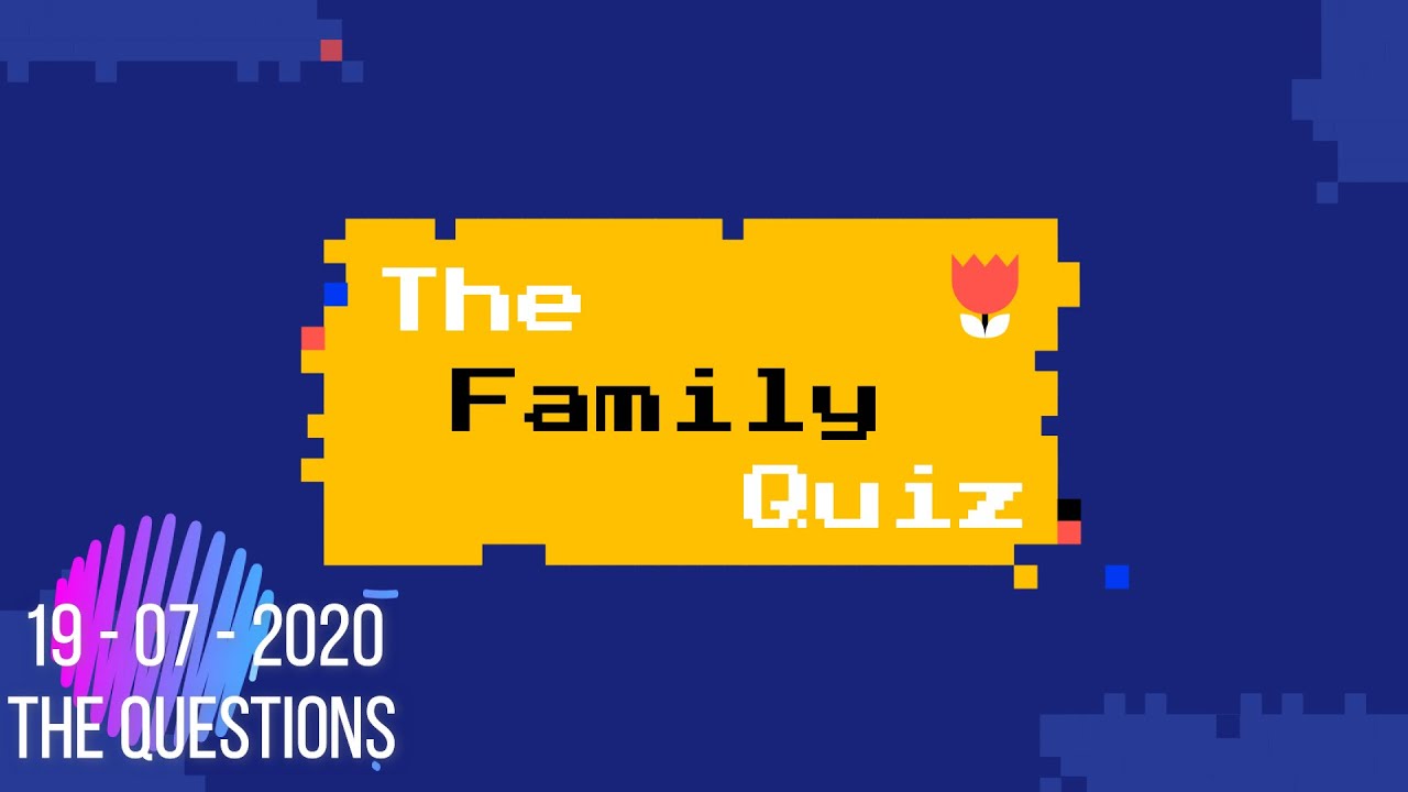 Family Quiz Time - Sundays Quiz + The Answers From Saturday - YouTube
