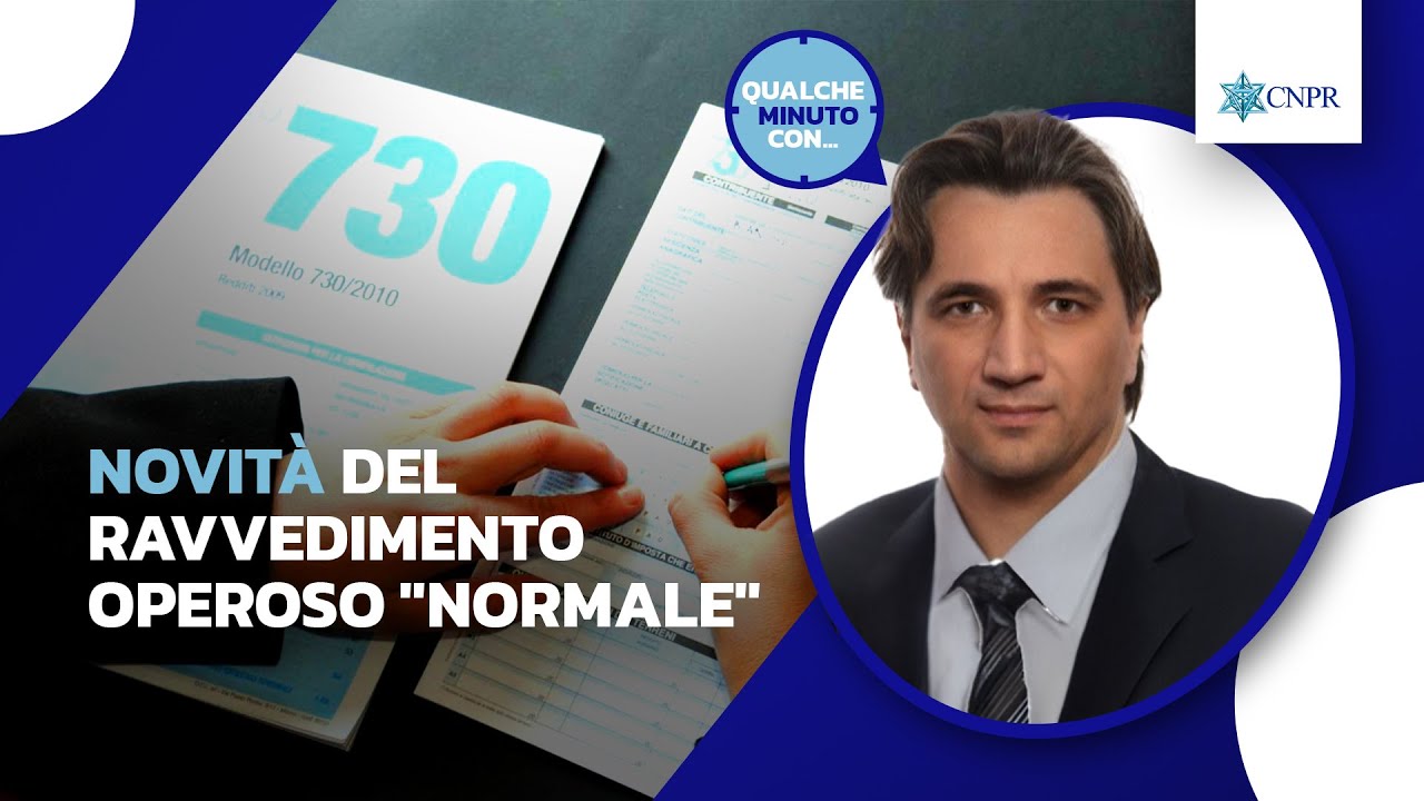 Francesco Zuech - Novità del ravvedimento operoso "normale" - YouTube