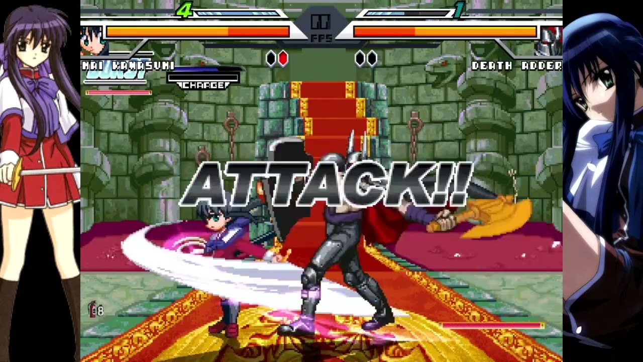 NICK54222 MUGEN: Mai Kawasumi (me) VS Death Adder (Mike Obrecht) - YouTube