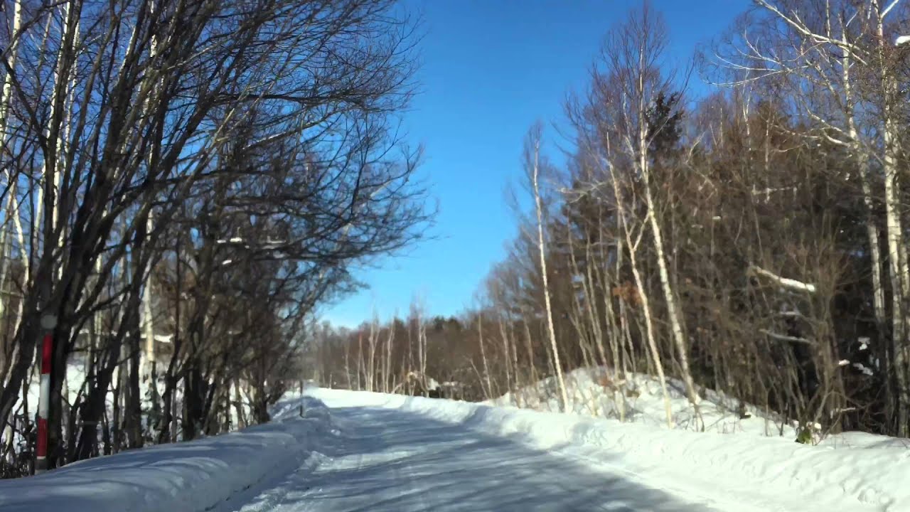 Drive to winter ice road in Hokkaido, Japan 4K Movie by iPhone 6s - YouTube