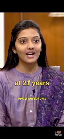 IAS Shrusti mam ne bho kam age me civil services join ki thi#shorts# ...