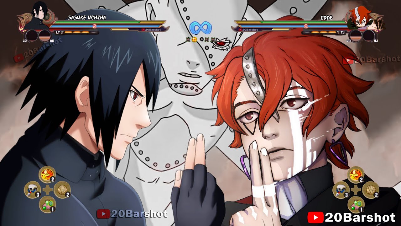 SASUKE UCHIHA VS CODE FULL FIGHT | Naruto Ninja Storm 4 MOD - YouTube