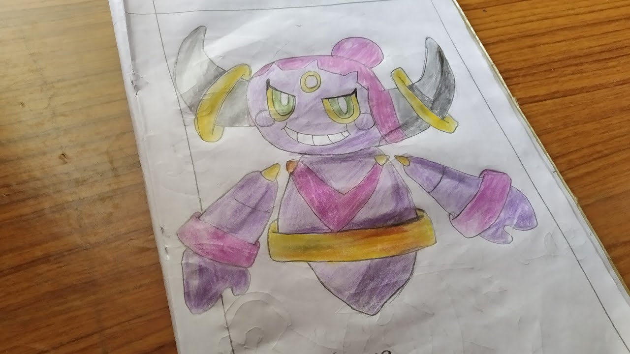 pokemon drawing hoopa #14 - YouTube