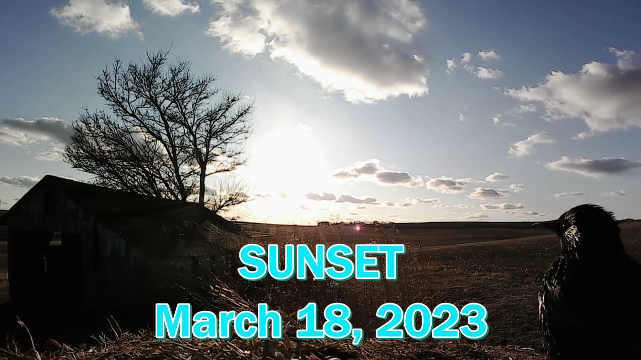 Sunsets W/Ken - SATURDAY Sunset Time Lapse - 03-18-23 - YouTube