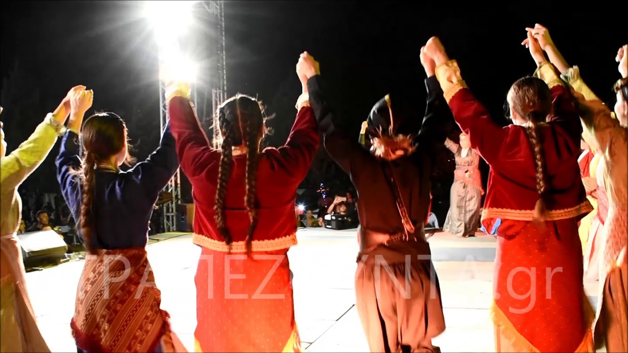 Στιγμιότυπα από το ποντιακό πανηγύρι των «Ακριτών» Ασπροπύργου - YouTube