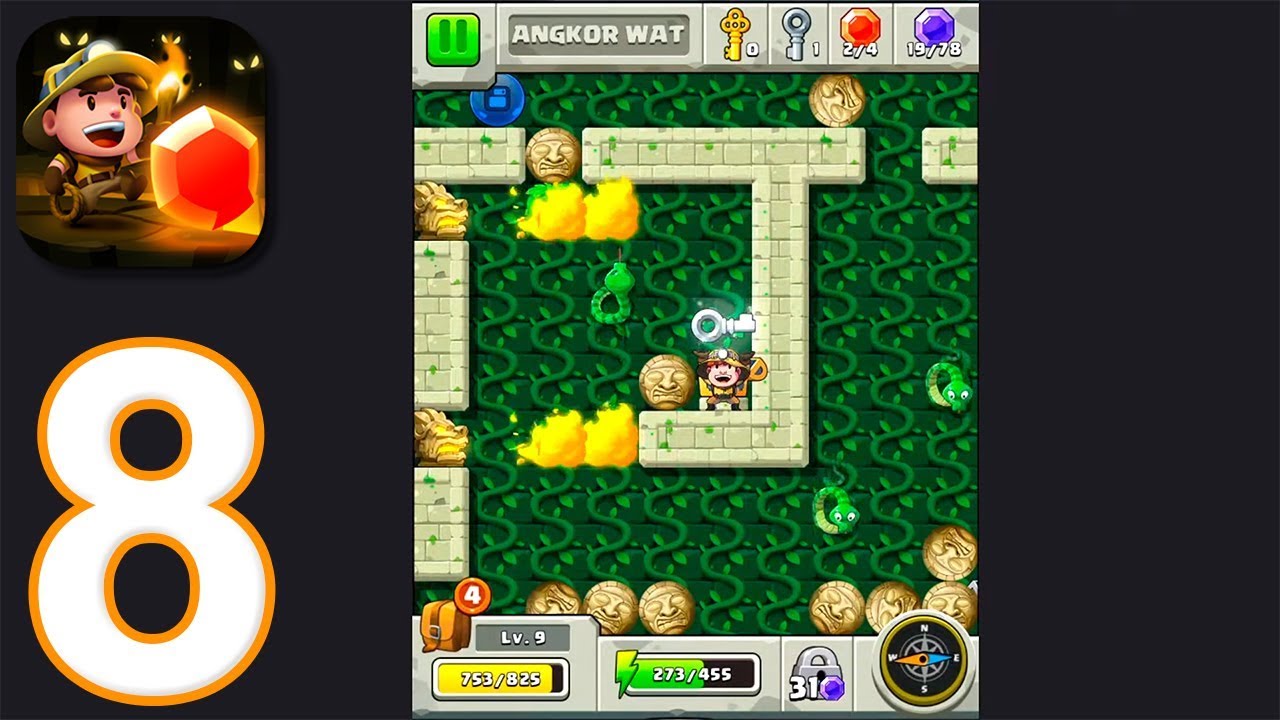 Diamond Quest Angkor Wat Stage 8 Walkthrough - YouTube