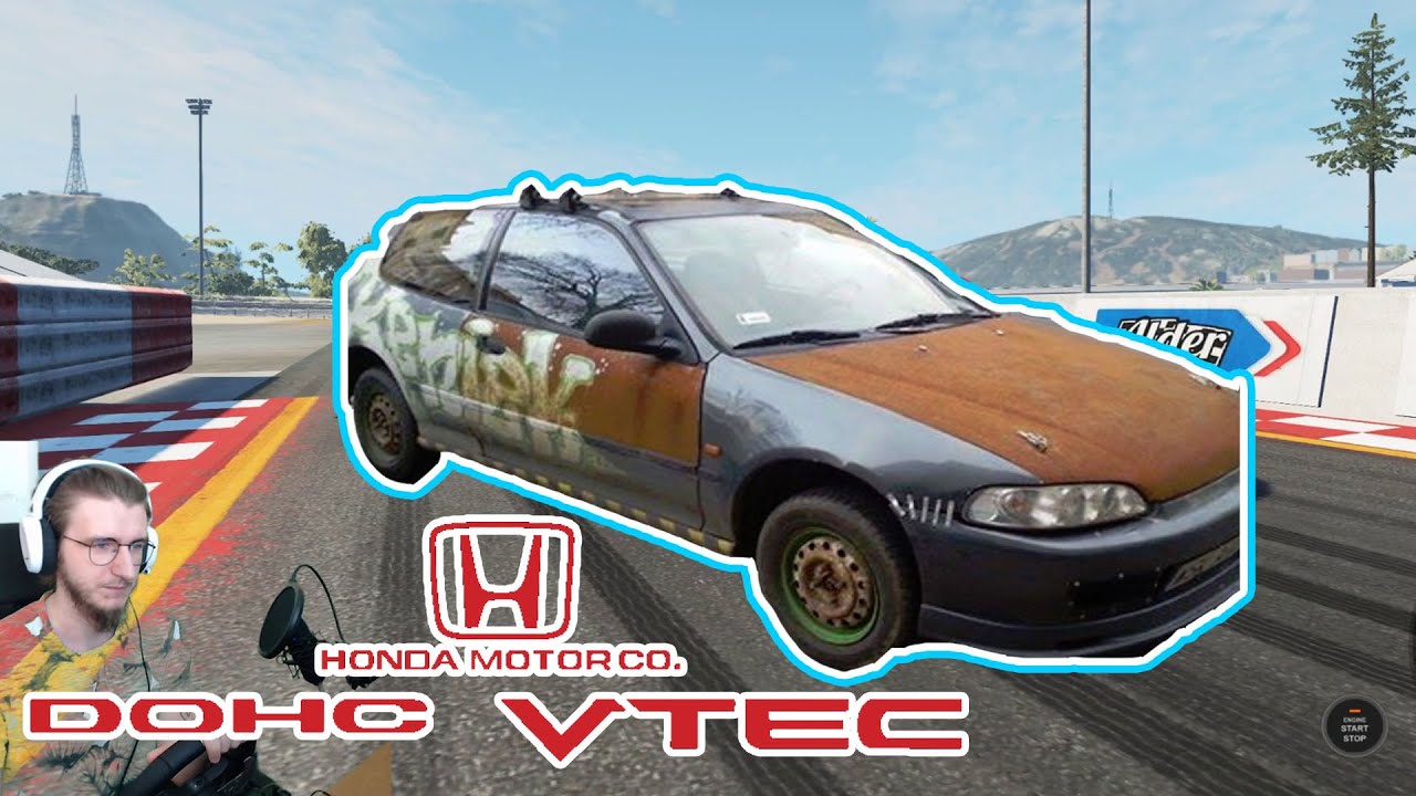 HONDA CIVIC 1.6 VTEC - AUTOMATION & BeamNG #2 - YouTube