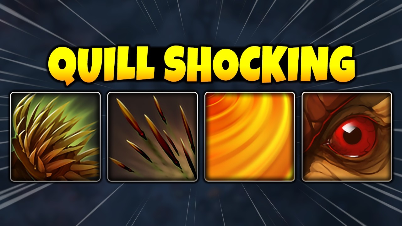 Quill Shocking QUILL SPRAY + AFTERSHOCK | Ability Draft - YouTube