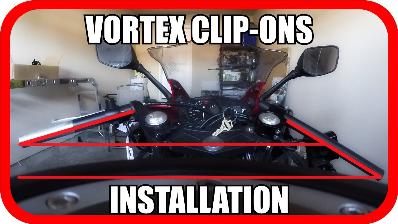 Yamaha R3 - How to Install Vortex Clip-ons - YouTube