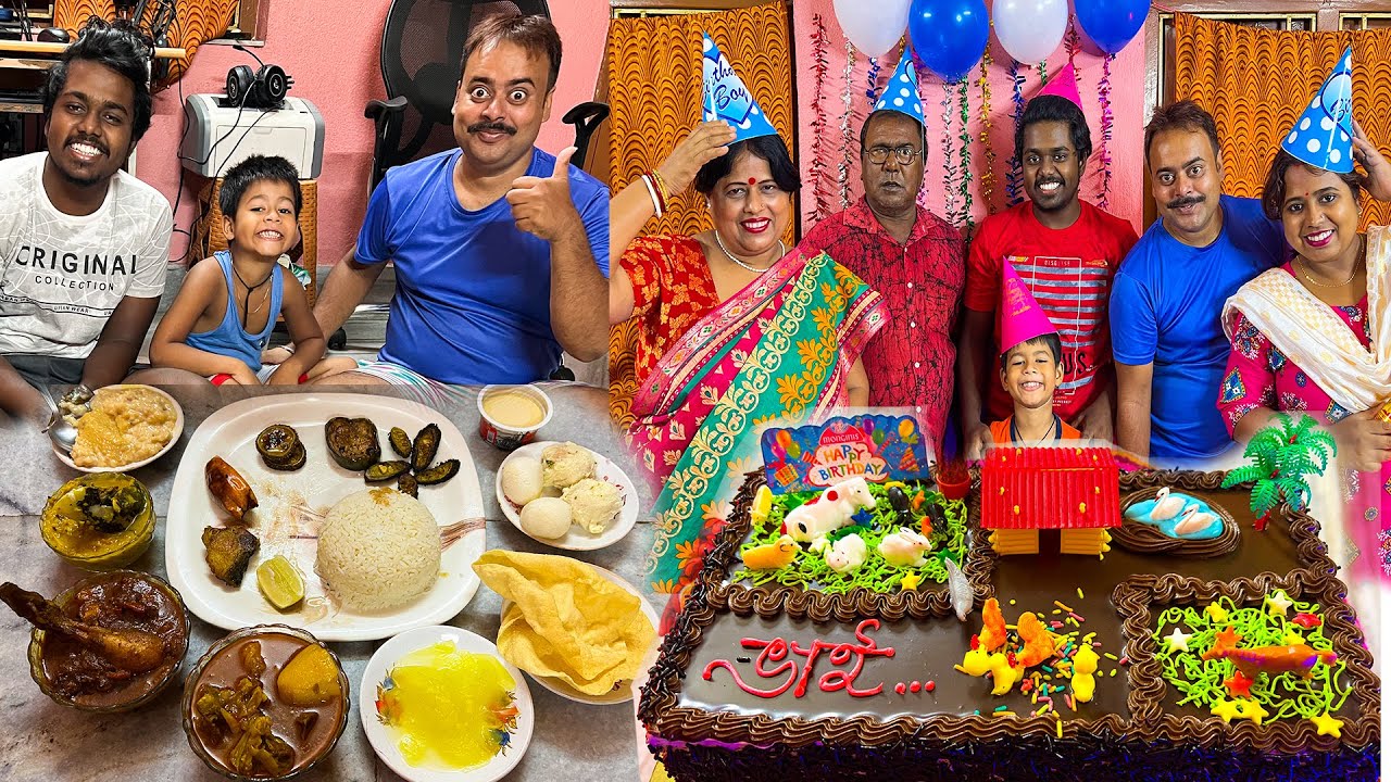 ভাইয়ের জন্মদিনে জমিয়ে খাওয়া দাওয়া হলো | Indian Eating Show - YouTube