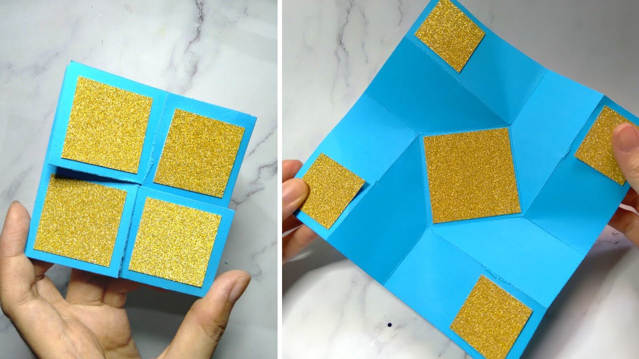How to Make a Twist and Fold Card with Template | Card Making Ideas ...
