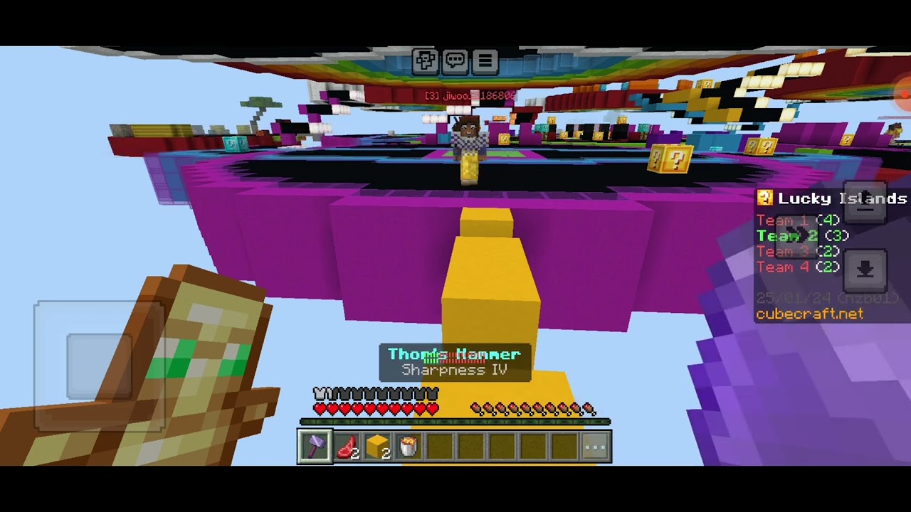 minecraft unlucky moments in cubecraft - YouTube