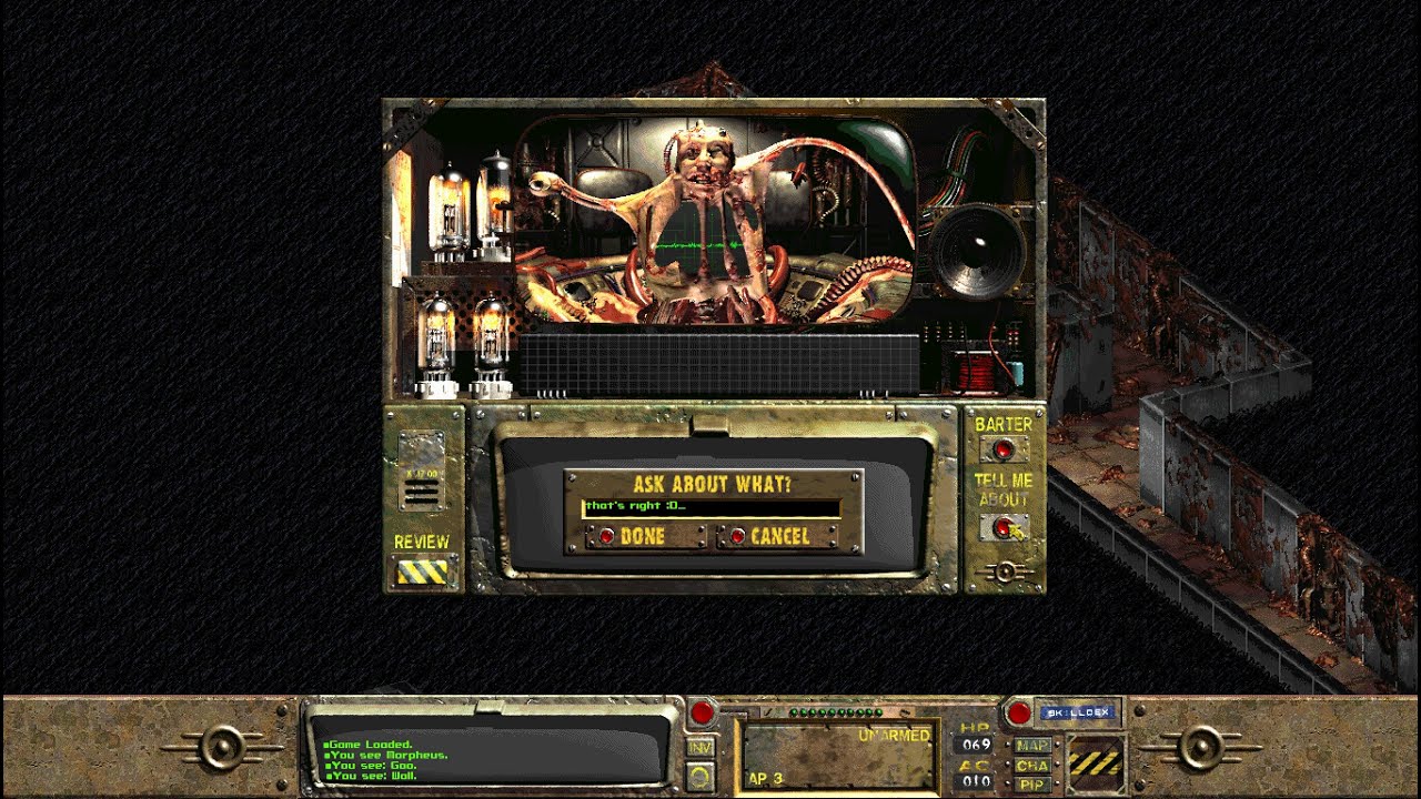Fallout 1 Antics: A very patient Master - YouTube