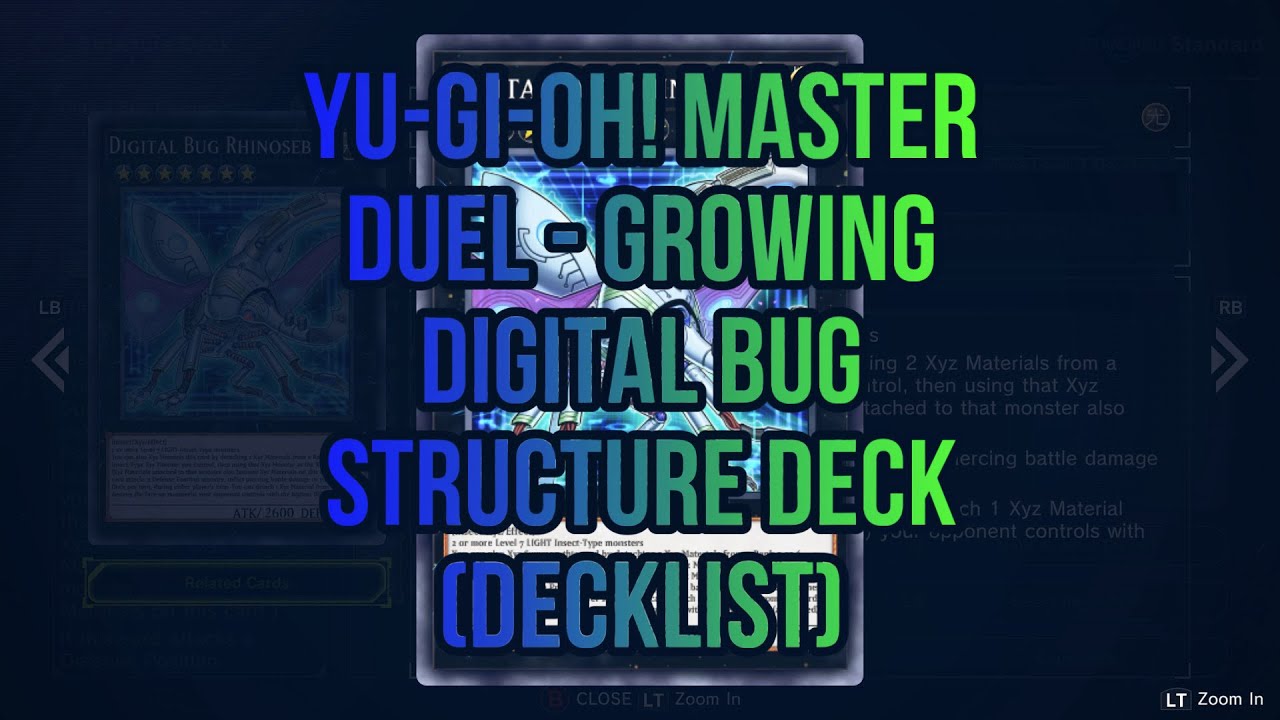 Yu-Gi-Oh! Master Duel - Growing Digital Bug Structure Deck (Decklist ...