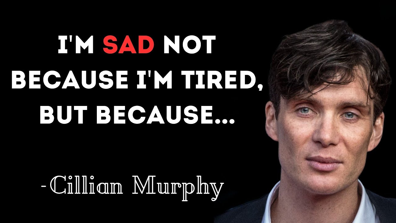 Very Interesting Cillian Murphy Quotes that you MUST Hear!!! - YouTube