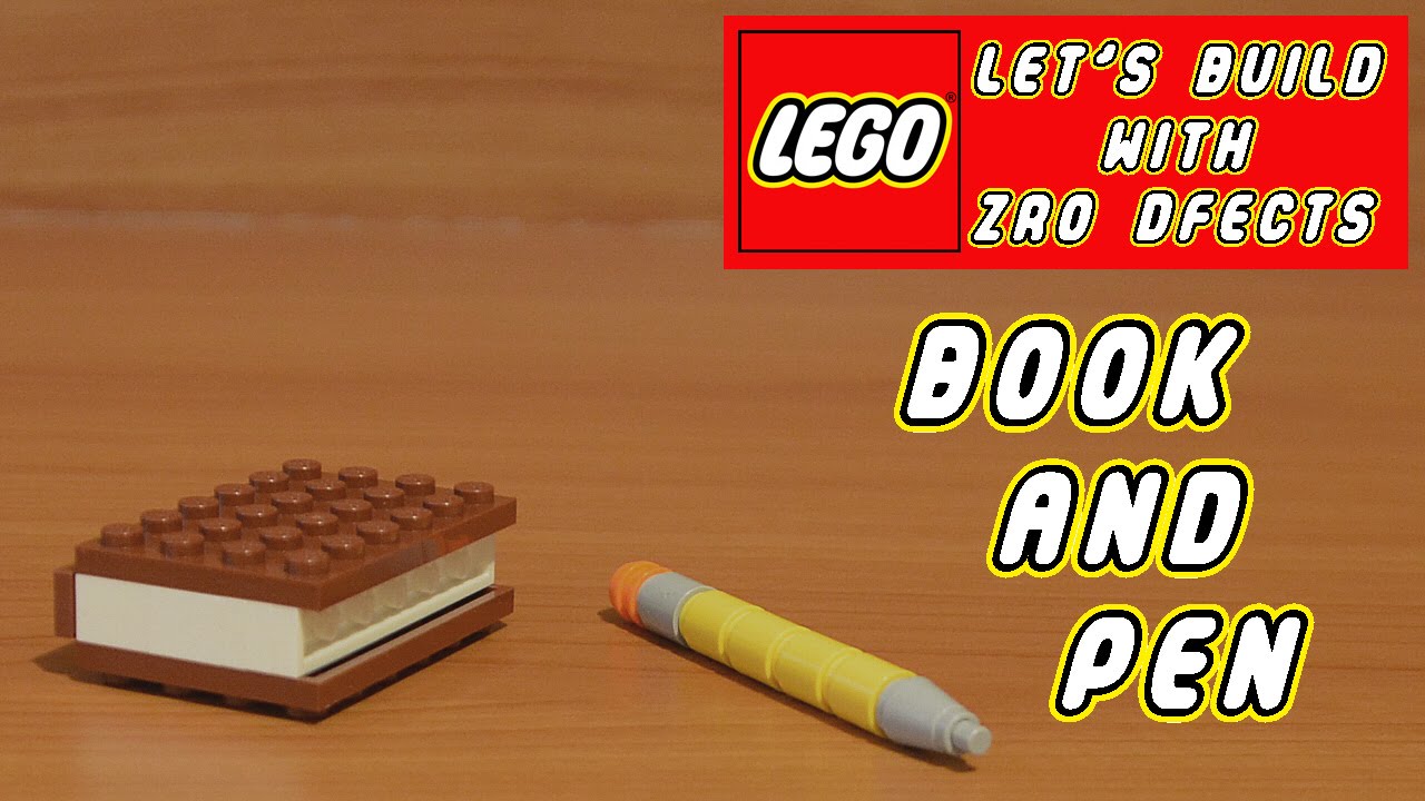 Lego Let's Build - Book And Pen - YouTube