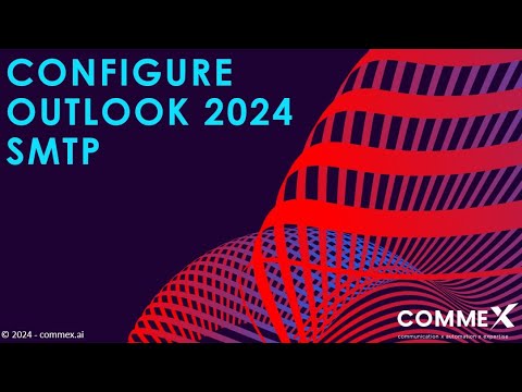 Outlook 2024 SMTP Setup - YouTube