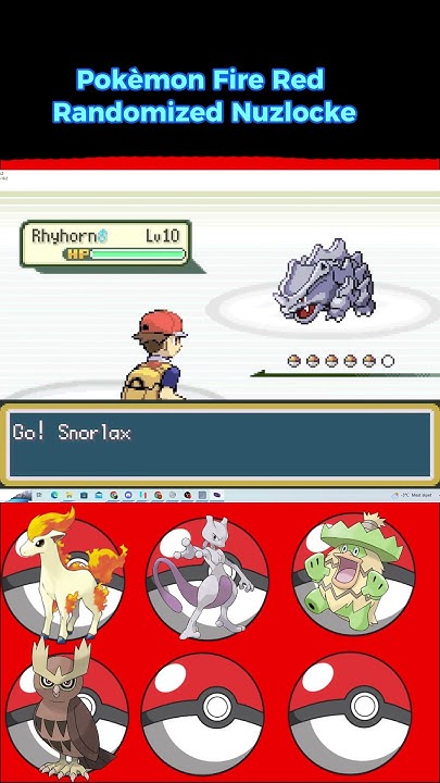 Pokèmon Fire Red Randomizer Nuzlock part 2 - YouTube