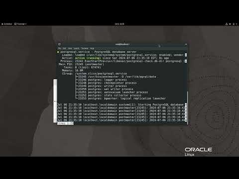 How to install PostgreSQL on Oracle Linux - YouTube