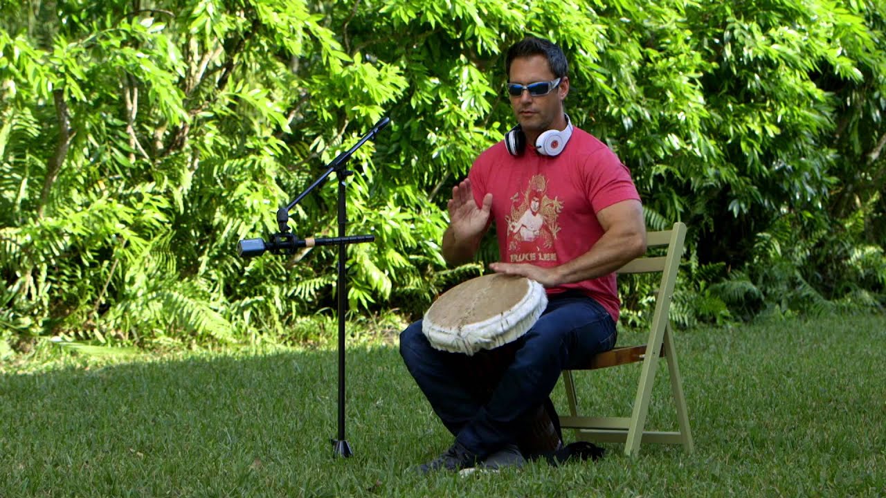 KuKu African Drumming with TV Host Peter Miller - YouTube