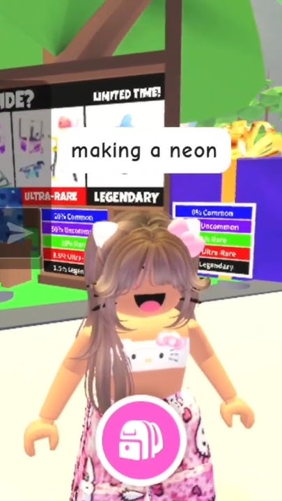 Making a neon in adopt me!!! #roblox #robloxedit #adoptme #fyp #videoediting #go viral #like # ...