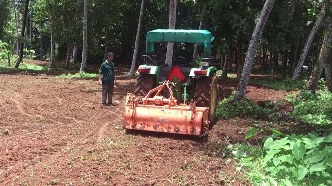 USING ROTOVATOR IN MY FARM 4 - YouTube