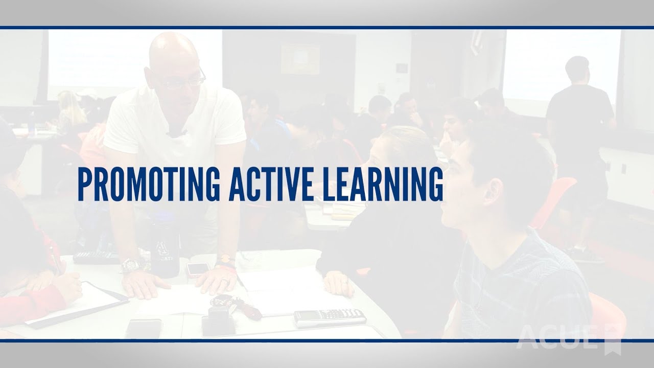Promoting Active Learning - YouTube
