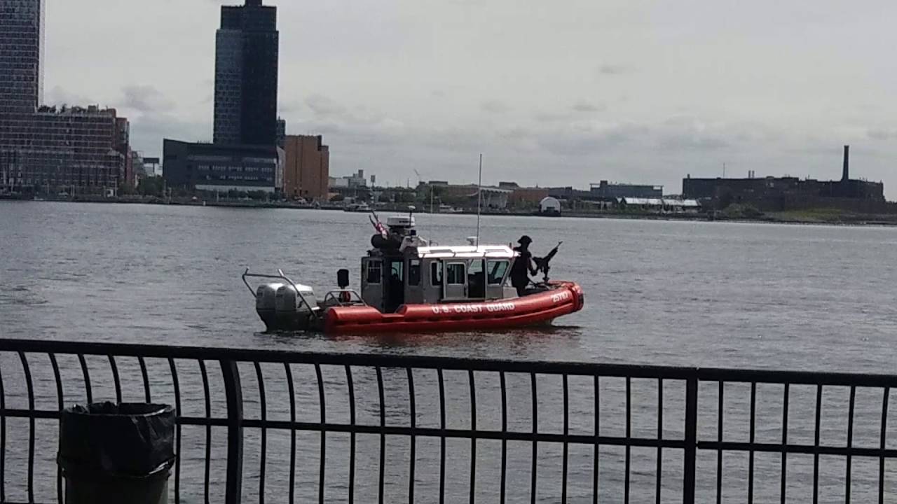 United States Coast Guard Armed And Ready While Patrolling The East ...