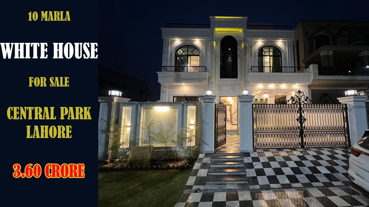 10 Marla WHITE HOUSE for Sale in Central Park Housing Scheme Lahore | 35x65 | Interior | - YouTube