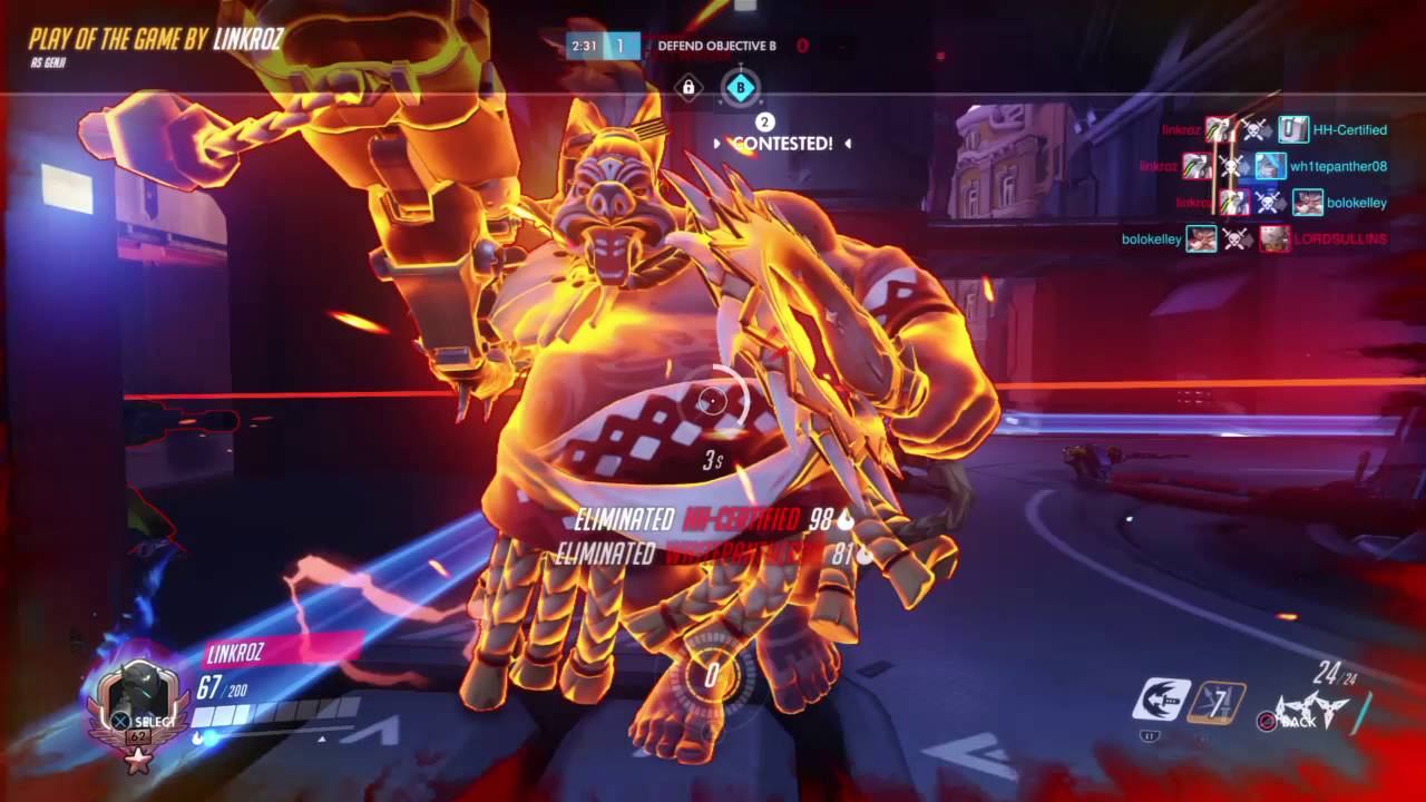 Overwatch: Origins Genji Point Take - YouTube