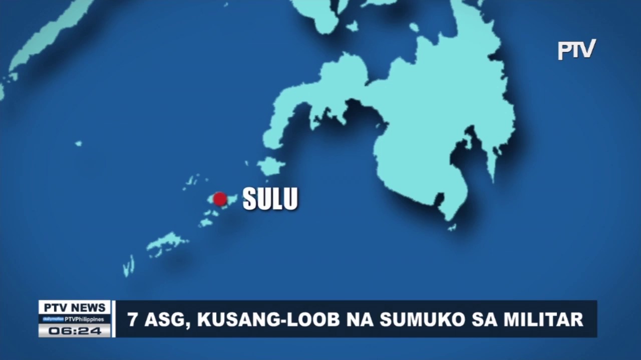 7 ASG, kusang-loob na sumuko sa militar - YouTube