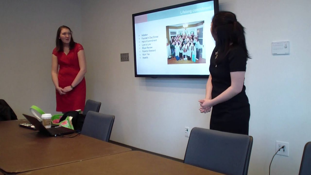 Alpha Chi Omega Ritual Honor - YouTube