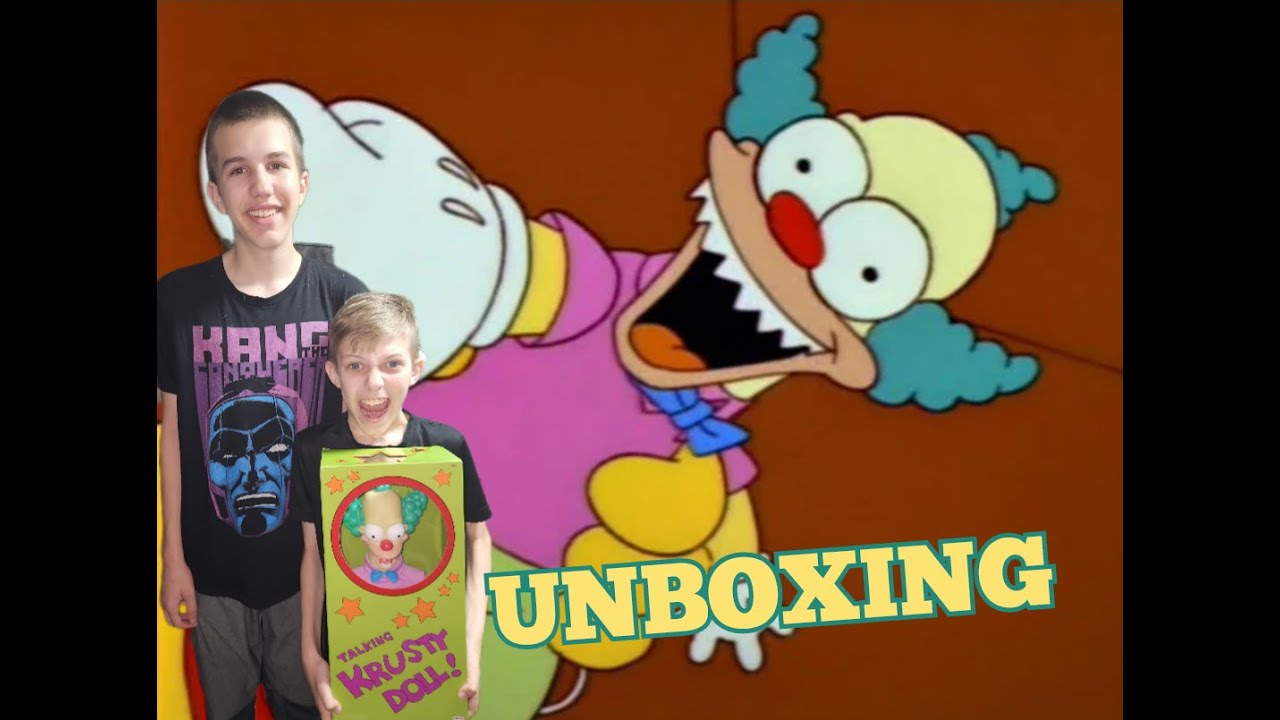 THE SIMPSONS EVIL KRUSTY THE CLOWN DOLL TREE HOUSE OF HORROR FIGURE ...