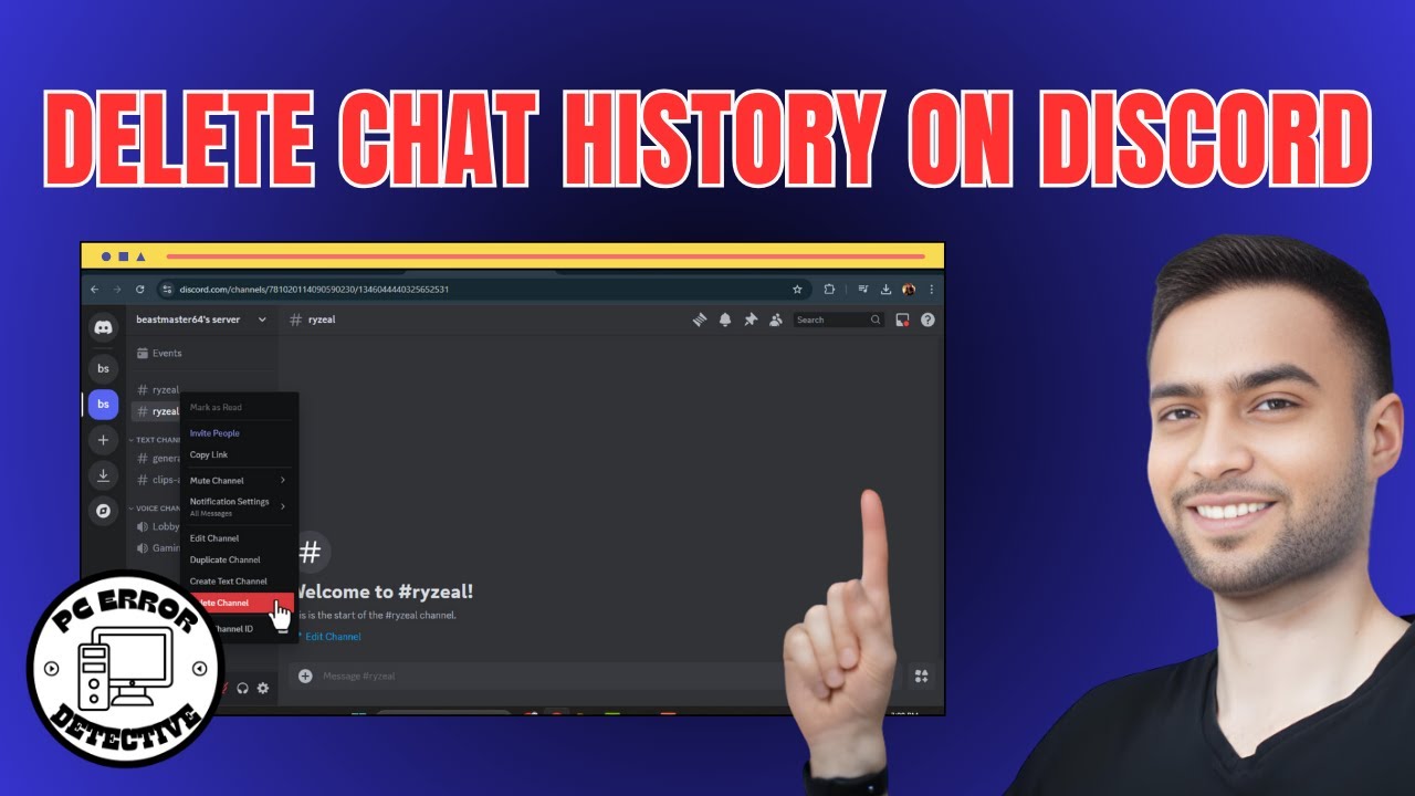 How to Delete Chat History on Discord - Detailed Tutorial [2025] - YouTube