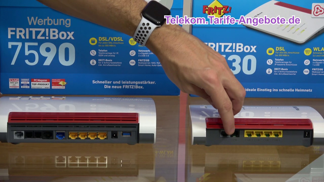 Vergleich AVM FritzBox 7530 und 7590 für Telekom MagentaZuhause DSL ...